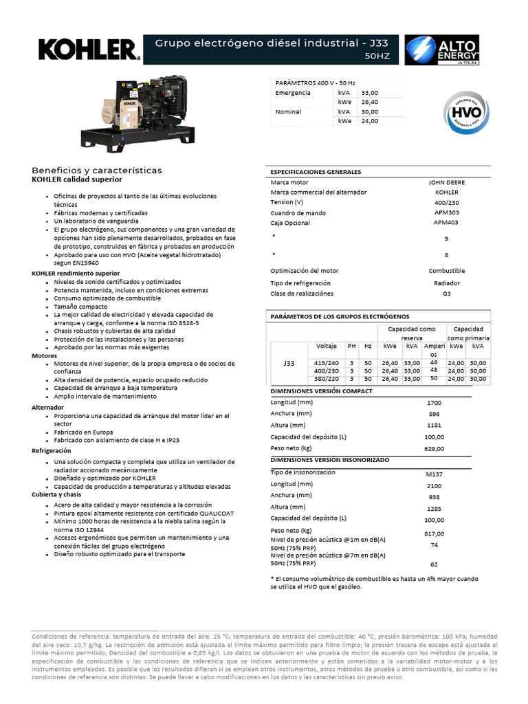 50 HZ 50 HZ Grupo Electrógeno Diésel Industrial - Grupo Electrógeno Diésel Industrial - Grupo ...