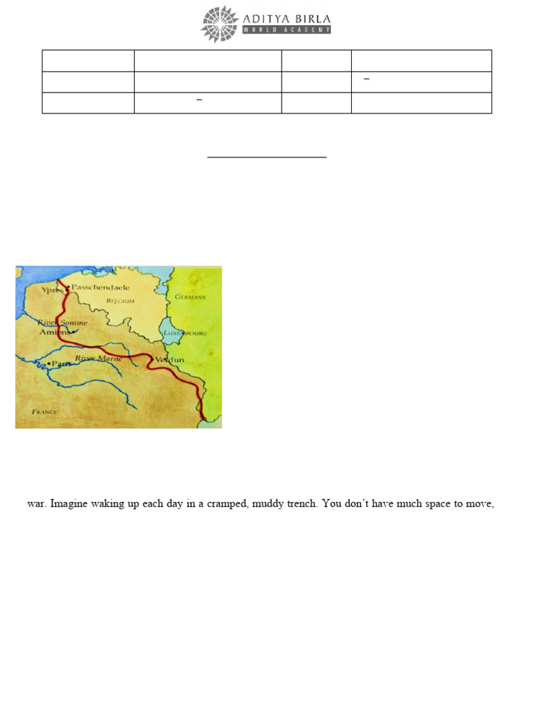 Gr8 - History - WW1 - Trench Warfare | PDF | Trench Warfare | Western ...