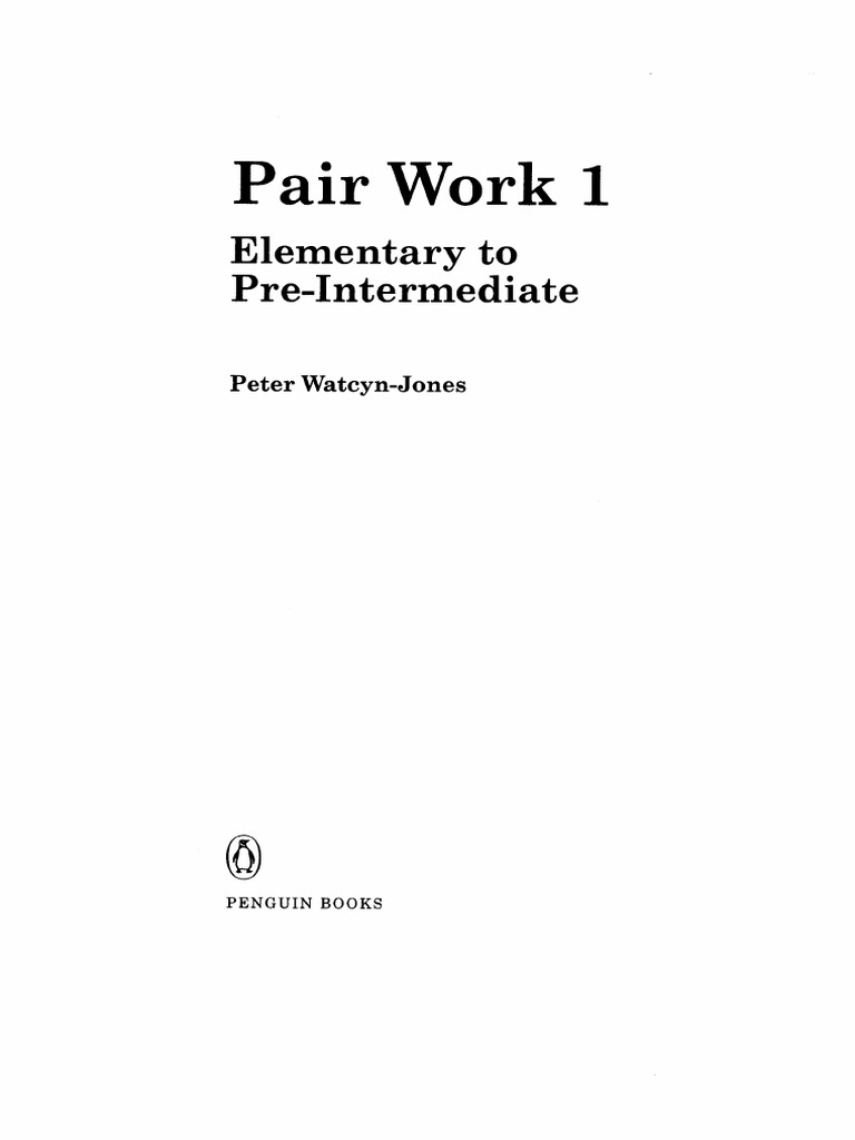 Pair Work 1 | PDF