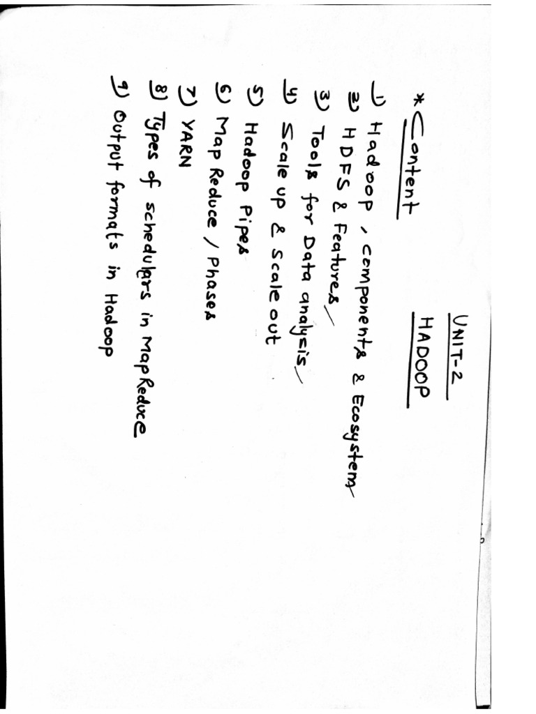 Big Data Unit-2_ Part-1 | PDF