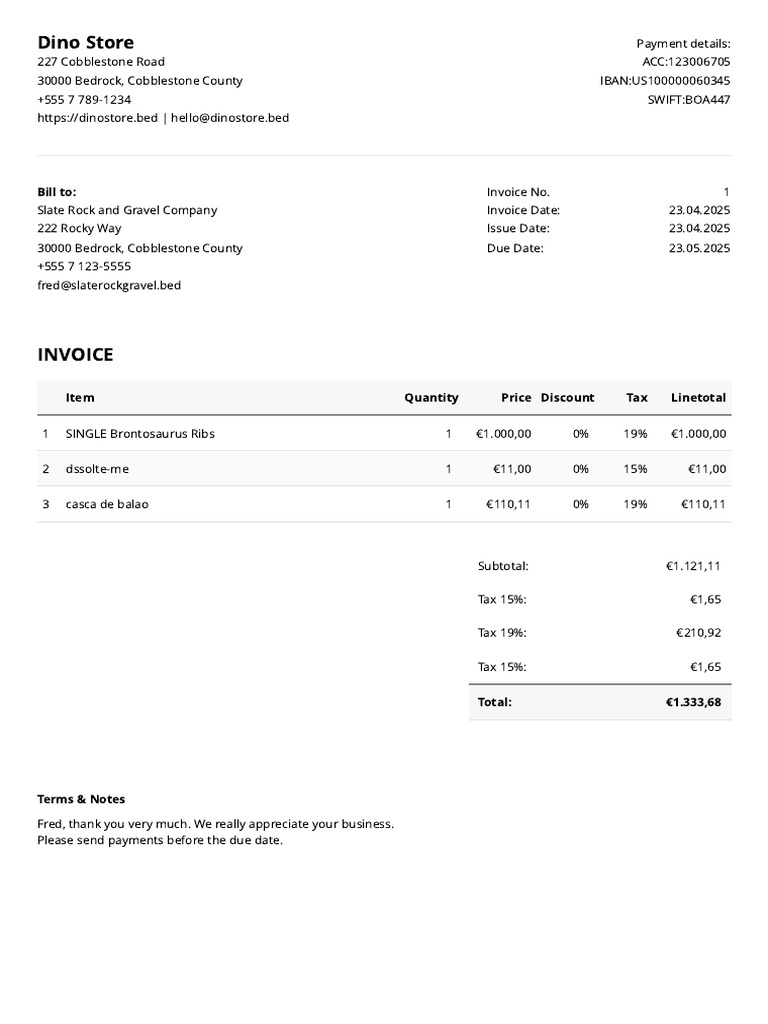 Invoice 4 | PDF