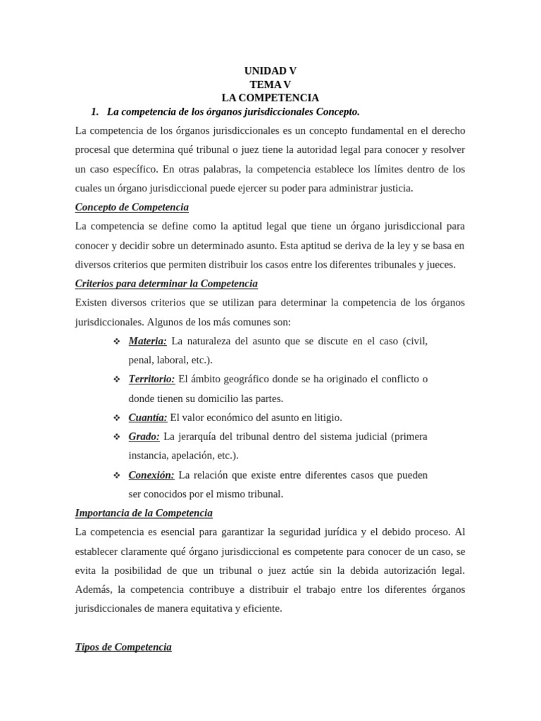 Tema 5 | PDF | Jurisdicción | Ley procesal