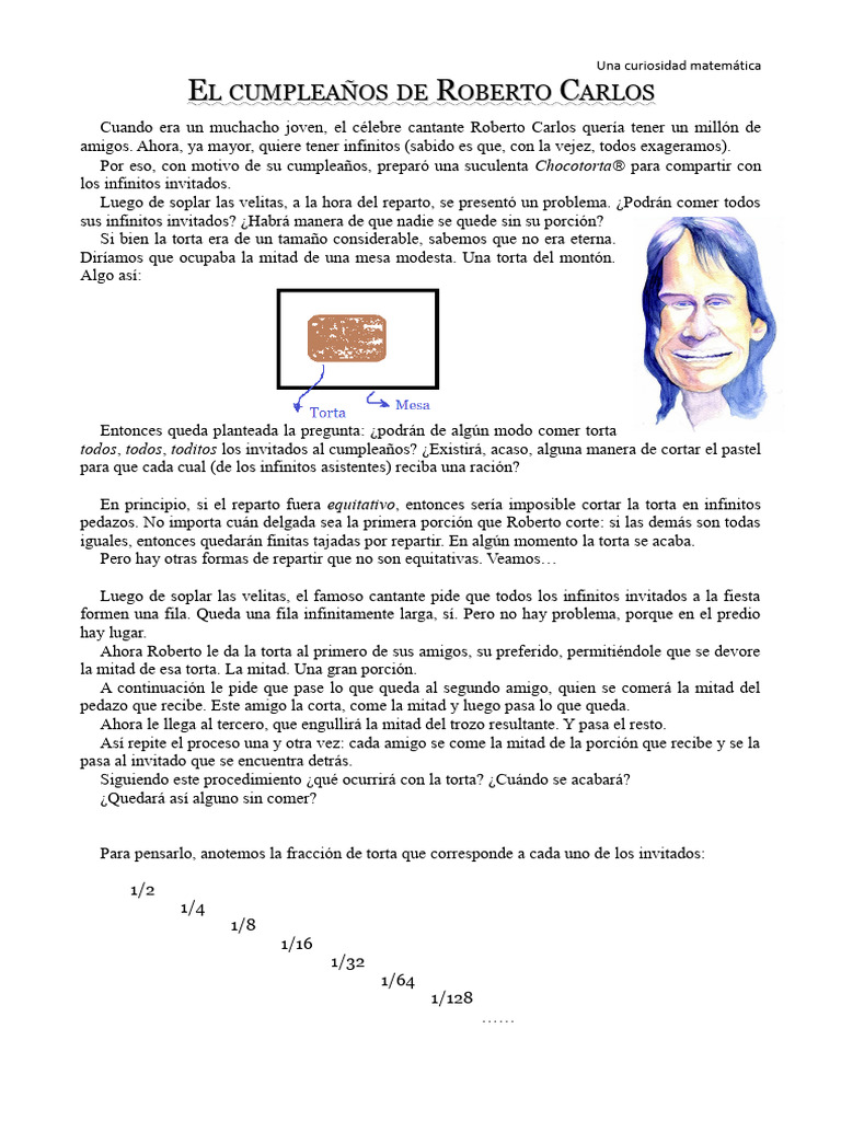 c3 El Cumpleaños de Roberto Carlos | PDF | Cumpleaños