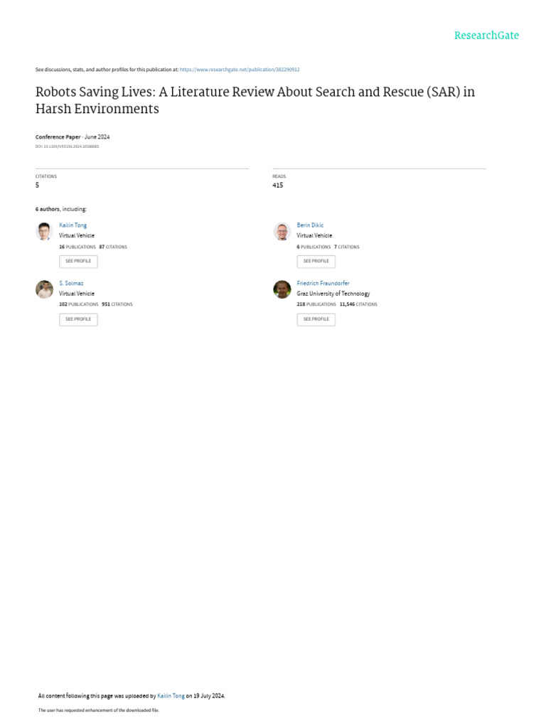 RG_Robots_Saving_Life__A_Literature_Review_About_Search_and_Rescue_in_Harsh_Environments | PDF ...