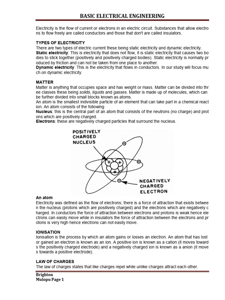 Theory Electrical Engineering 1 1 1 1 | PDF | Voltage | Series And Parallel Circuits