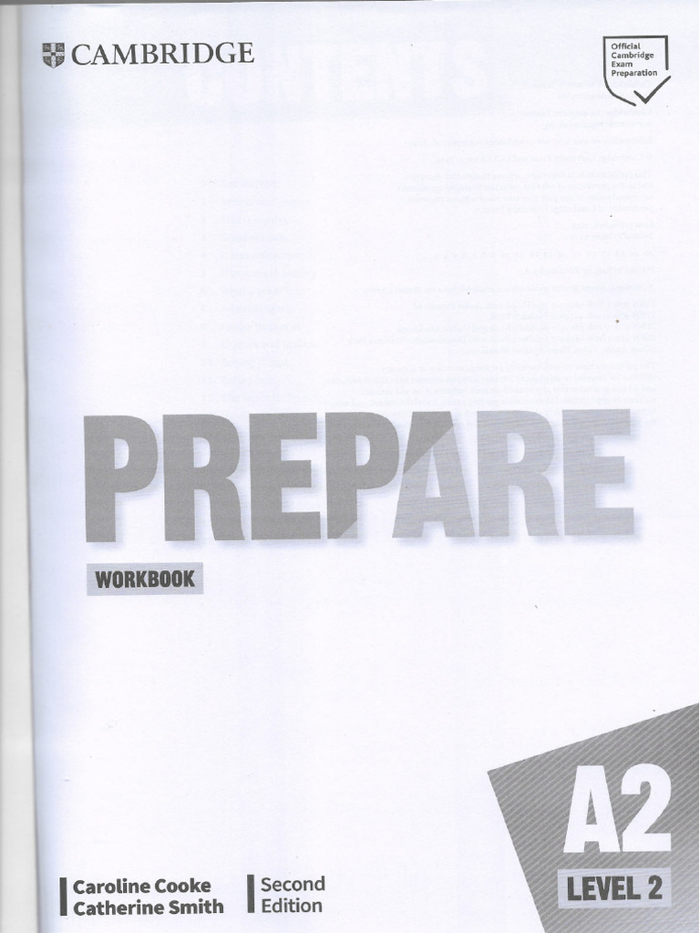 Prepare 2 Workbook PDF - Removed | PDF