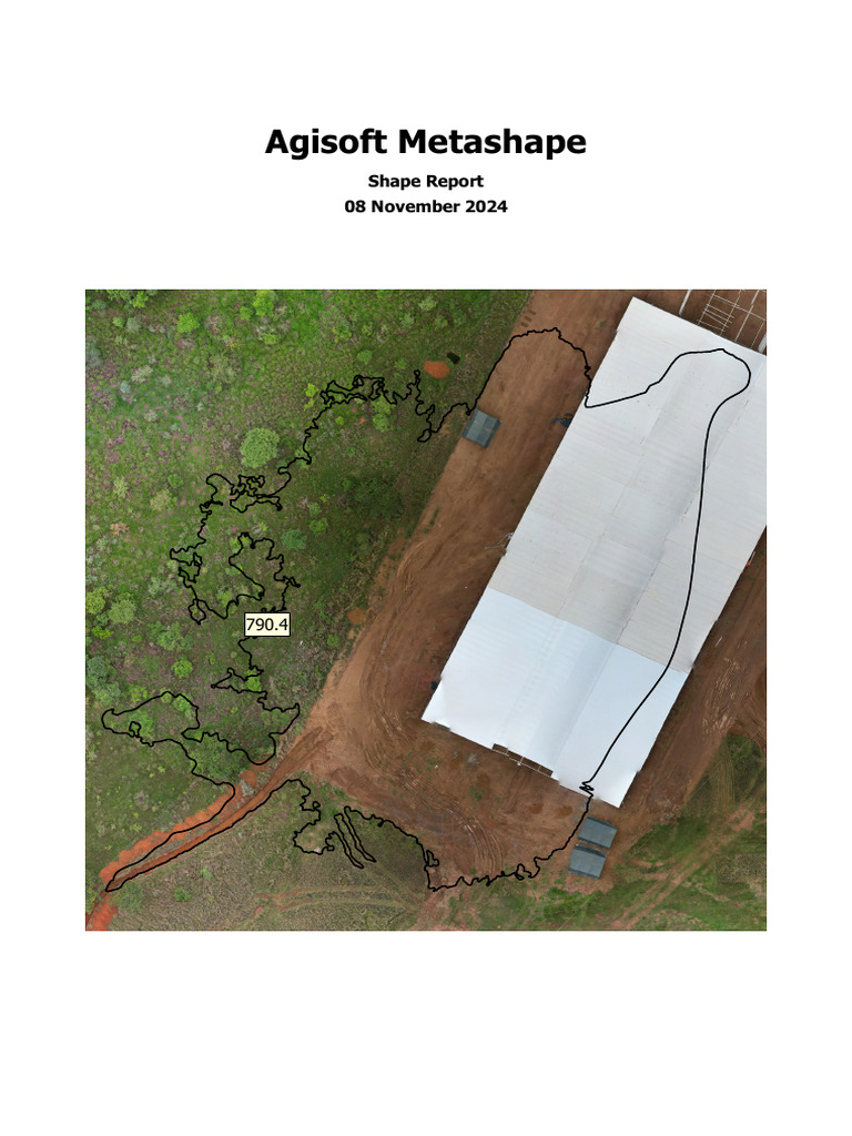 Agisoft Metashape Shape Report 2024 | PDF