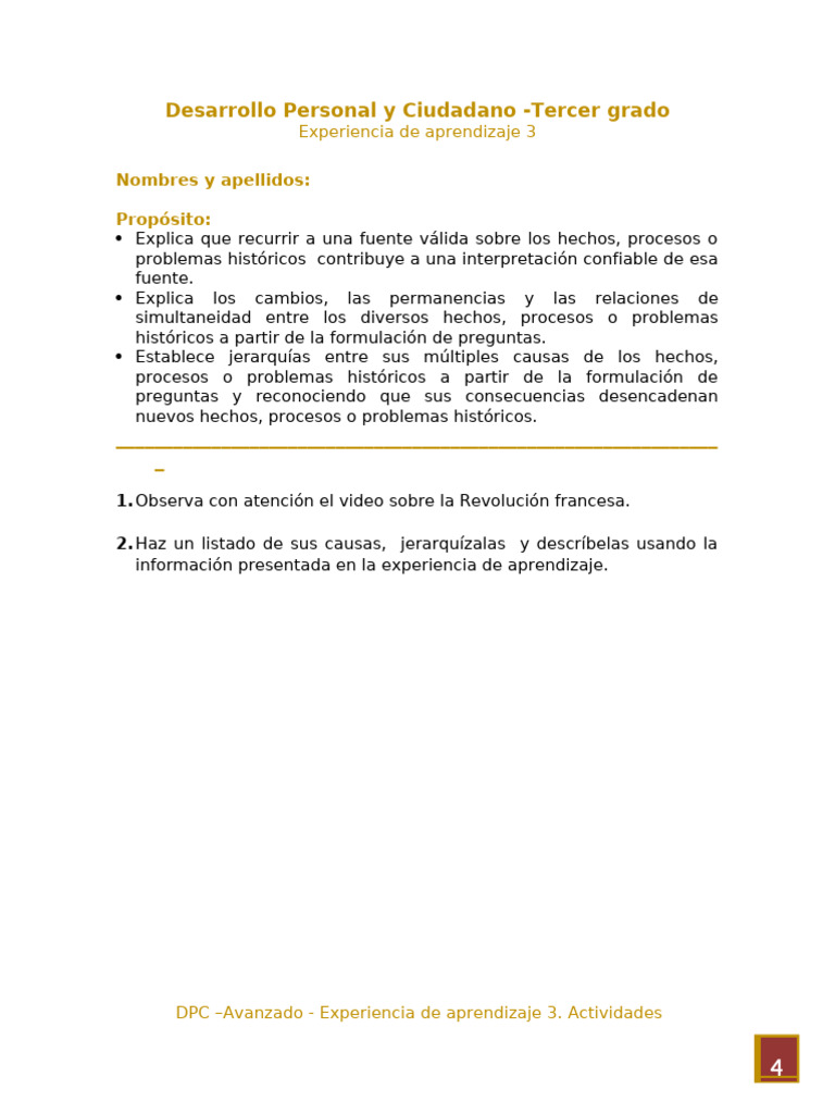 DPC3 Exp3 Act Final | PDF | Cognición | Ciencia cognitiva