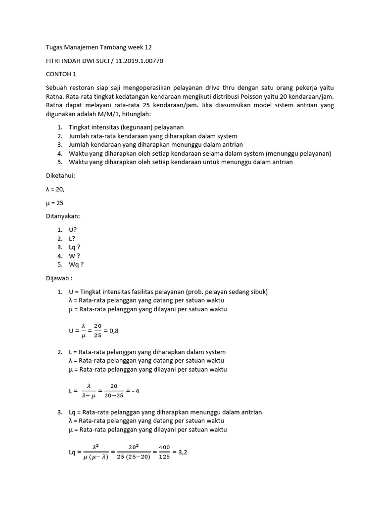 Fitri Indah Dwi Suci - 11.20119.1.00770 - Tugas Week 12 | PDF
