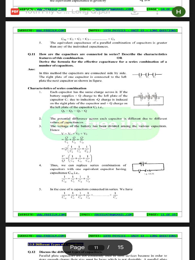 10th Phy CH 13 Long Q.PDF - Google Drive | PDF