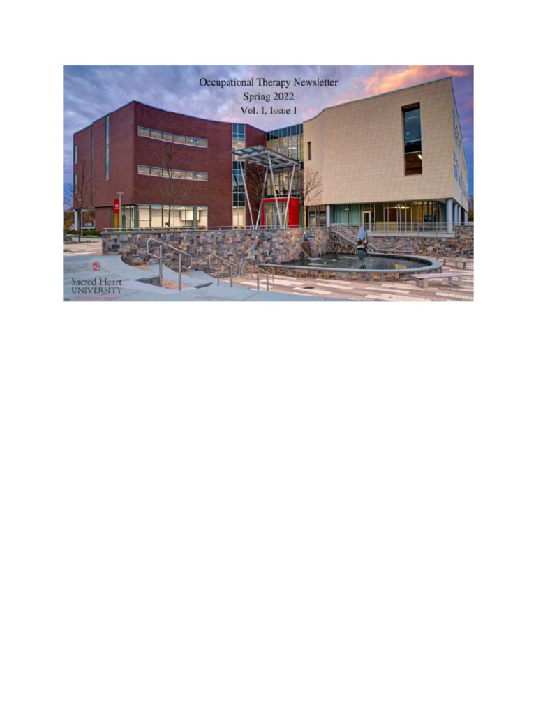 Occupational Therapy Newsletter Spring 2022 | PDF | Occupational ...