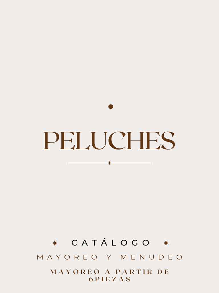Catalago Peluches | PDF