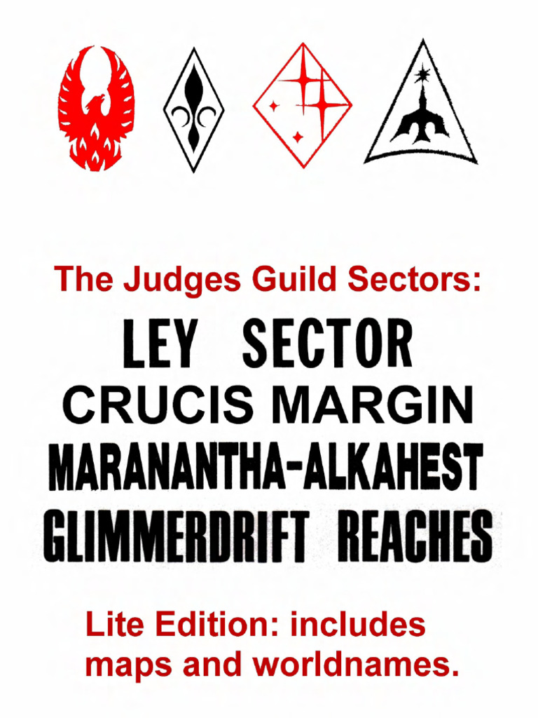 Traveller - Judges Guild - Sector Index | PDF
