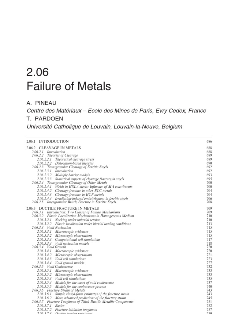 Failure of Metal | PDF | Fracture | Fracture Mechanics
