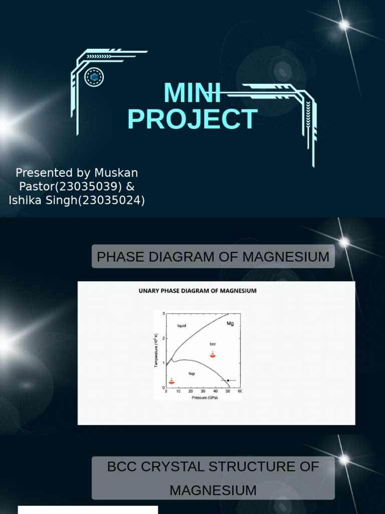 Magnesium Project Overview and Applications | PDF