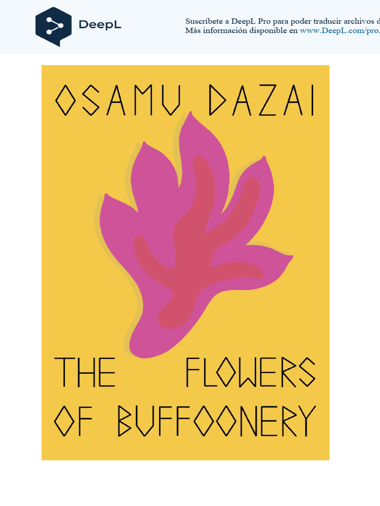 The Flowers of Buffoonery - Dazai Osamu | PDF | La risa | Verdad