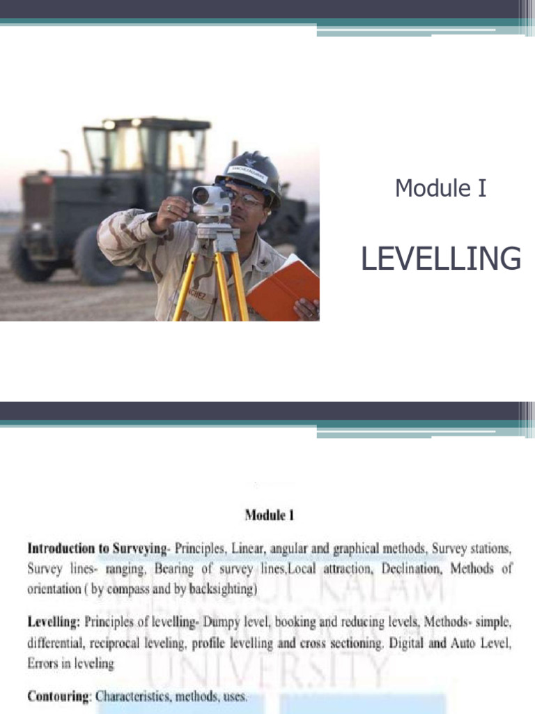 Understanding Levelling in Surveying | PDF | Surveying