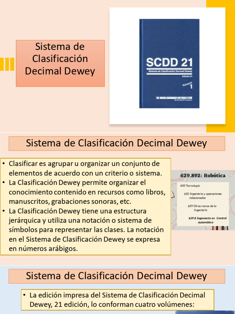 Sistema de Clasificación Decimal Dewey | PDF | Decimal | Economias