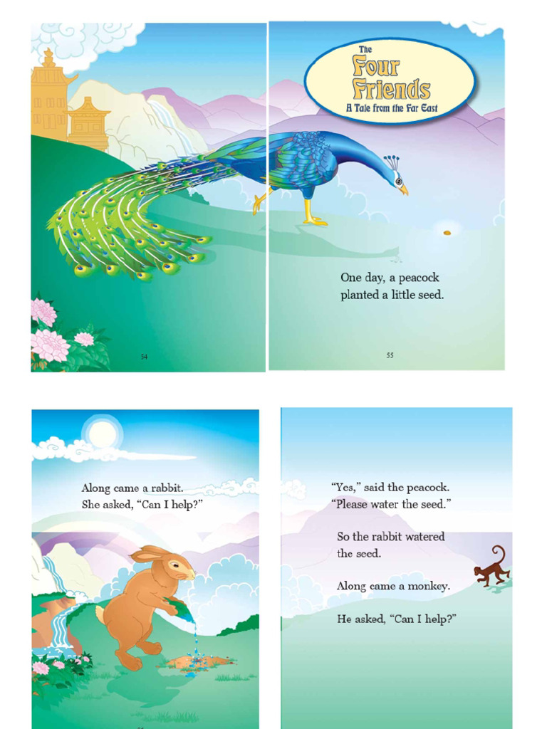 Four Friends Story Questions and Activities | PDF