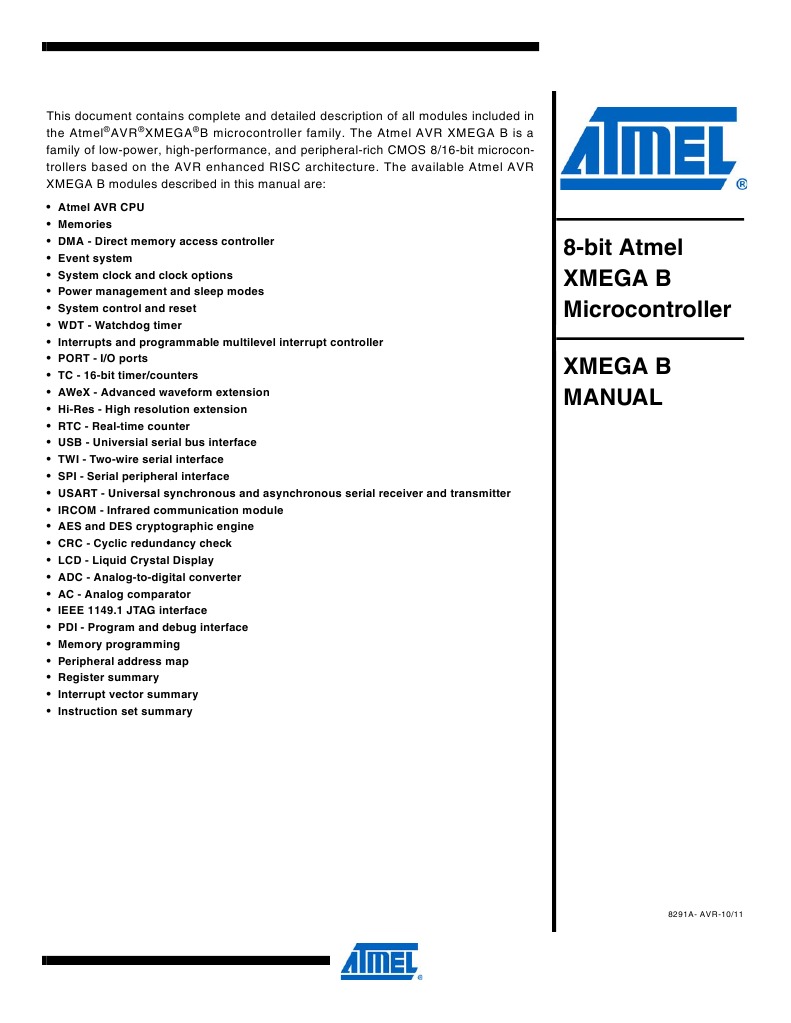 Atxmega 64 B 1 | Instruction Set | Booting