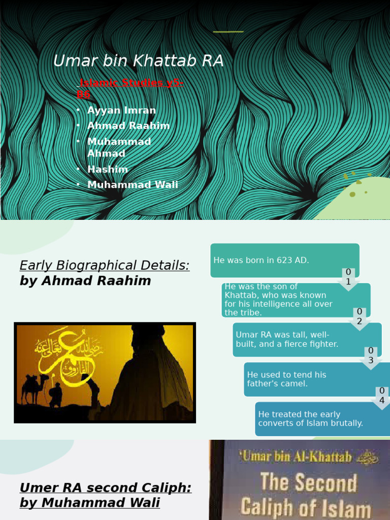 Umar RA Y5 Presentation | PDF | Umar | Muhammad