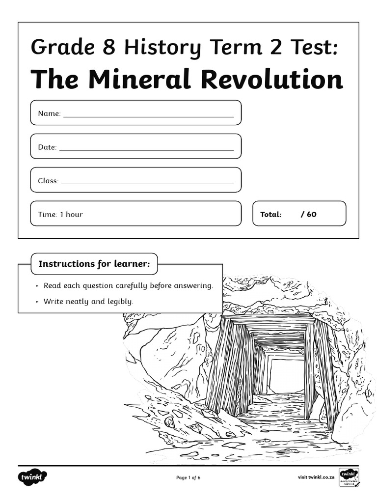 Za Ss 1731751607 Grade 8 History Term 2 Test The Mineral Revolution ...