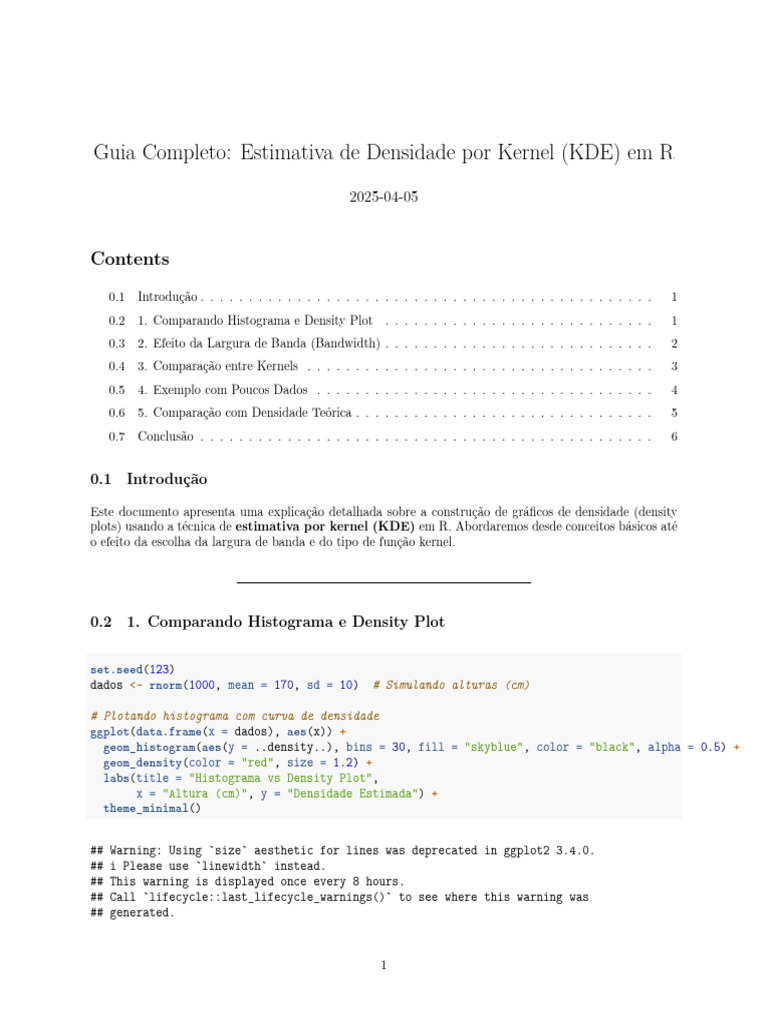 Density Plot Vs Histogram PDF Output | PDF | Análise estatística ...