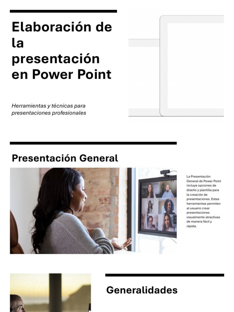 Elaboración de La Presentación en Power Point | PDF | Microsoft PowerPoint | Multimedia