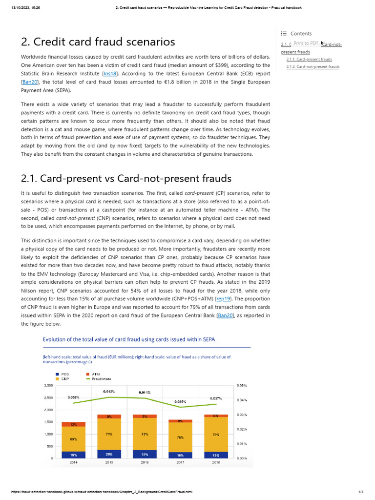 Credit Card Fraud Scenarios - Reproducible Machine Learning For Credit Card Fraud Detection ...