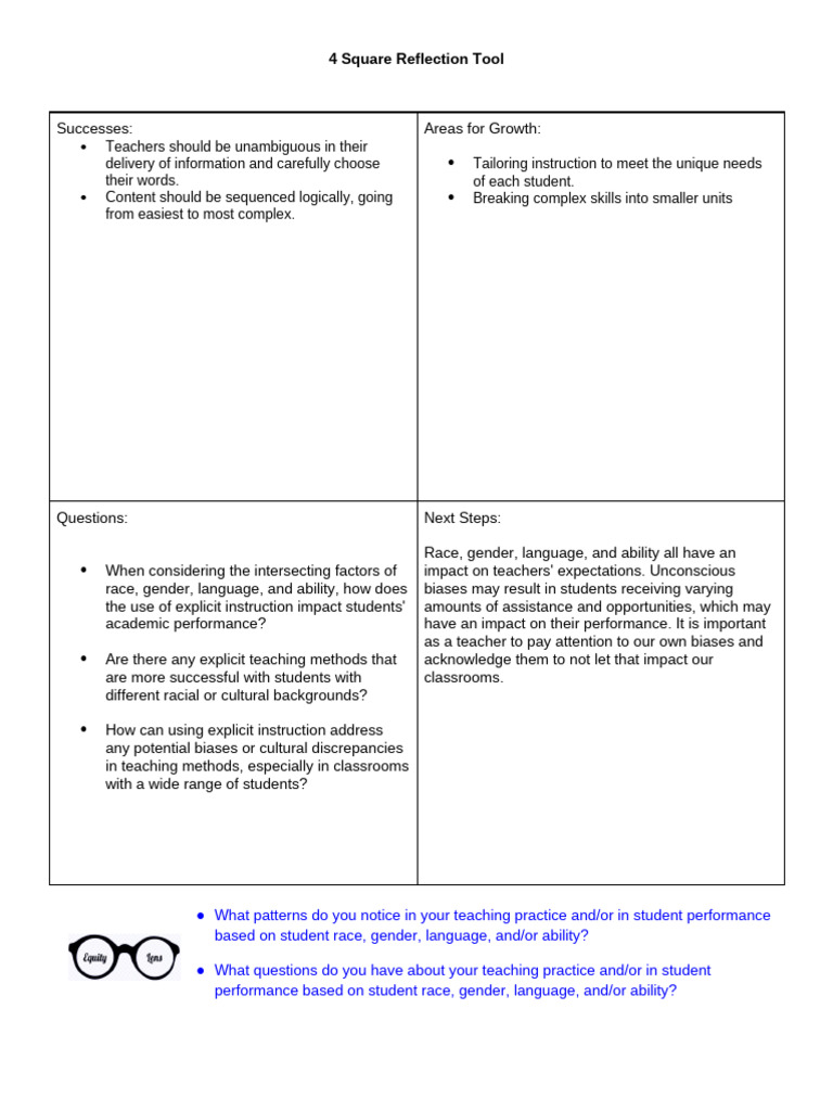 HLP 16 Video Observation Sheet | PDF