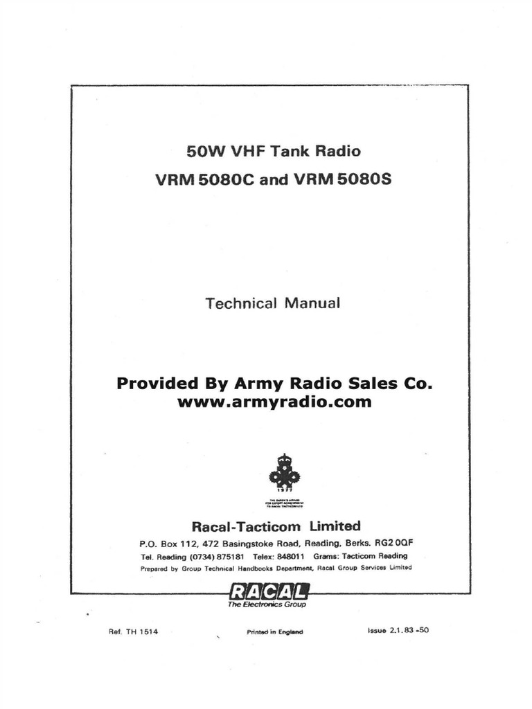 VRM-5080 | PDF