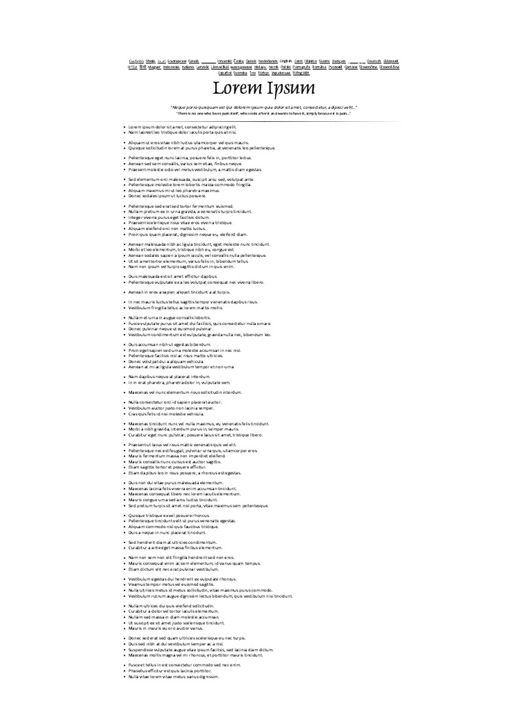 Lorem Ipsum - All The Facts - Lipsum Generator6 | PDF