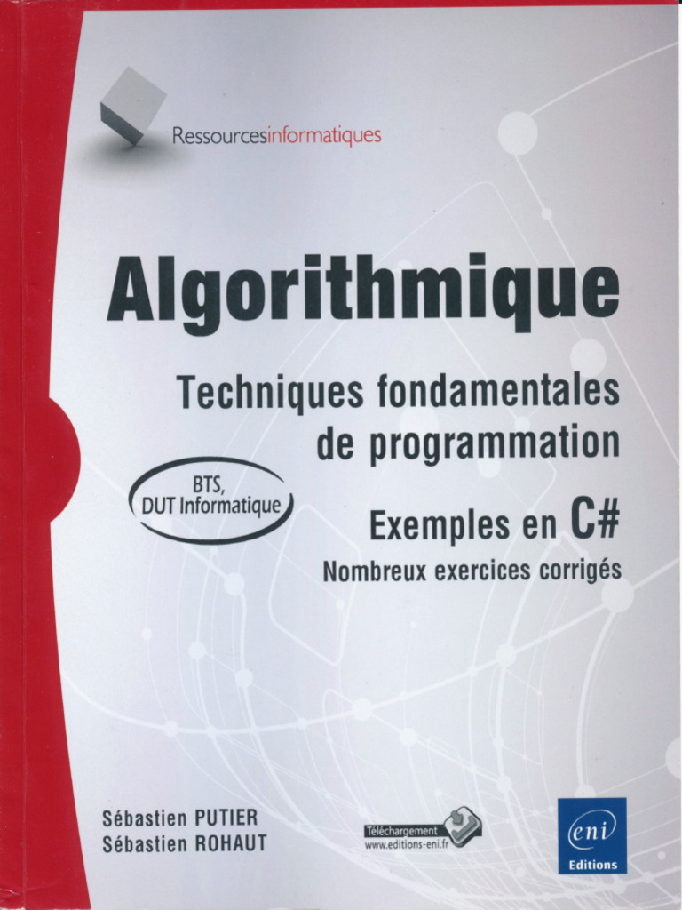 wiley algorithmique programmation cscharp 1 | PDF