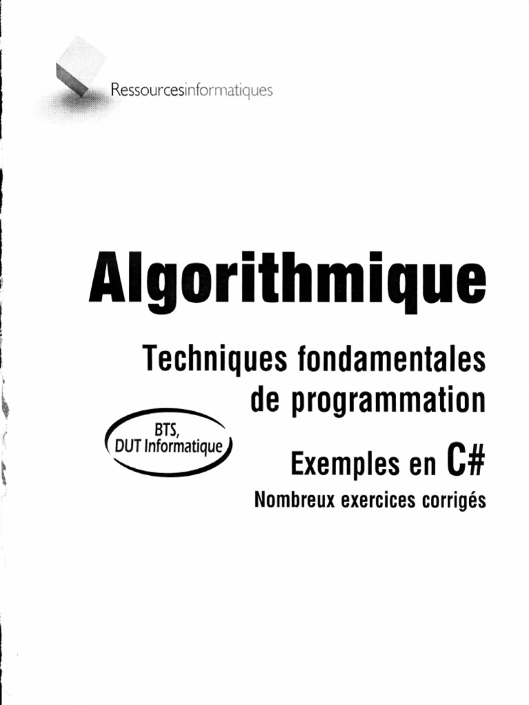 Wiley Algorithmique Programmation Cscharp 2 | PDF