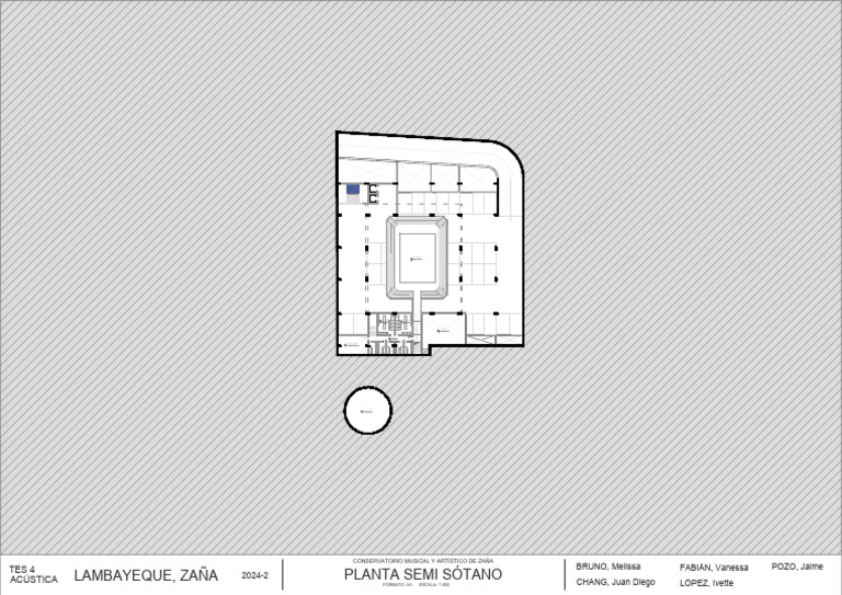 Planta Semisotano Zaña | PDF