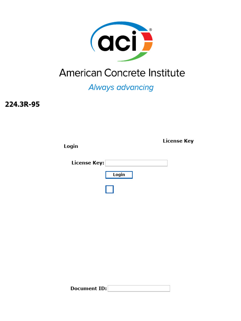 ACI 224.3R Joints in Concrete Construction | PDF | Application Software | Computing