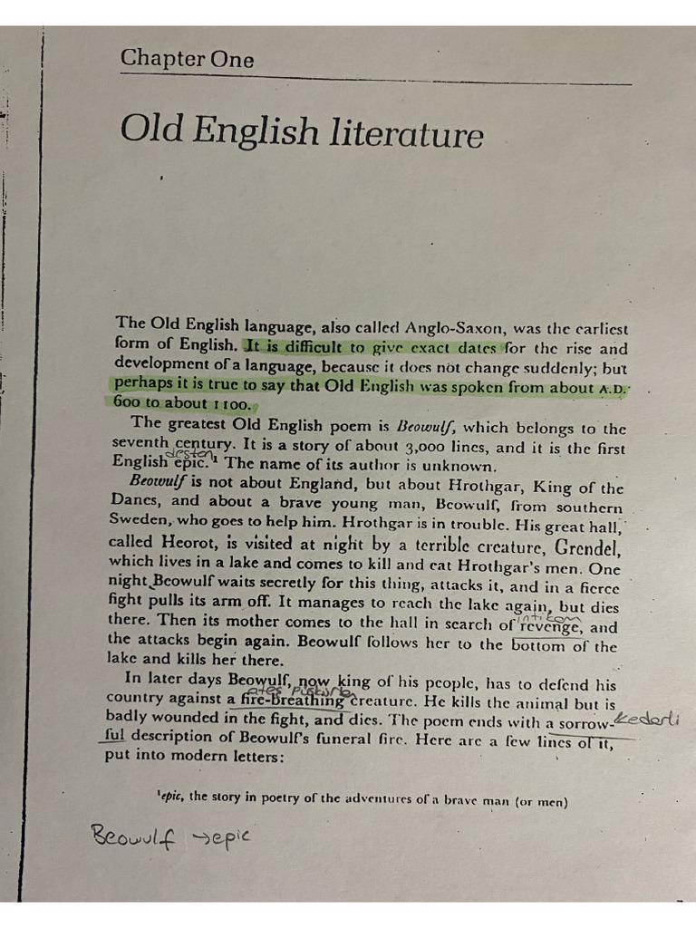 Ingiliz Dili Edeb 1 PDF | PDF