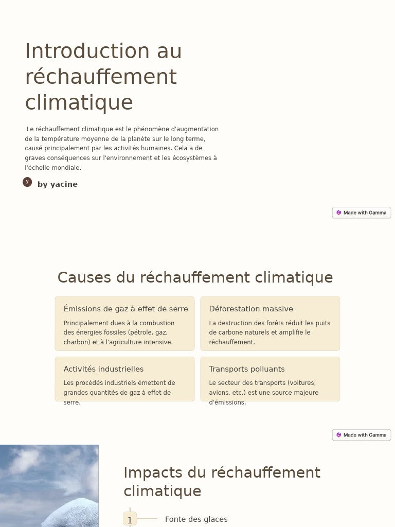 Comprendre le réchauffement climatique | PDF | Changement climatique ...