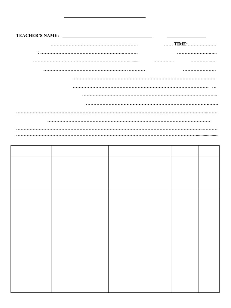 CBC LESSON PLAN FORMAT 2EDIT_085634 | PDF