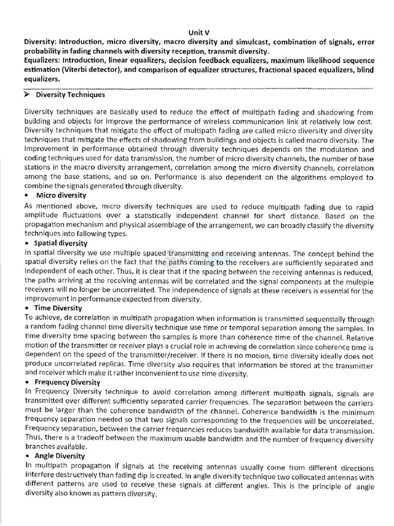 Unit 5, Ec 802 | PDF