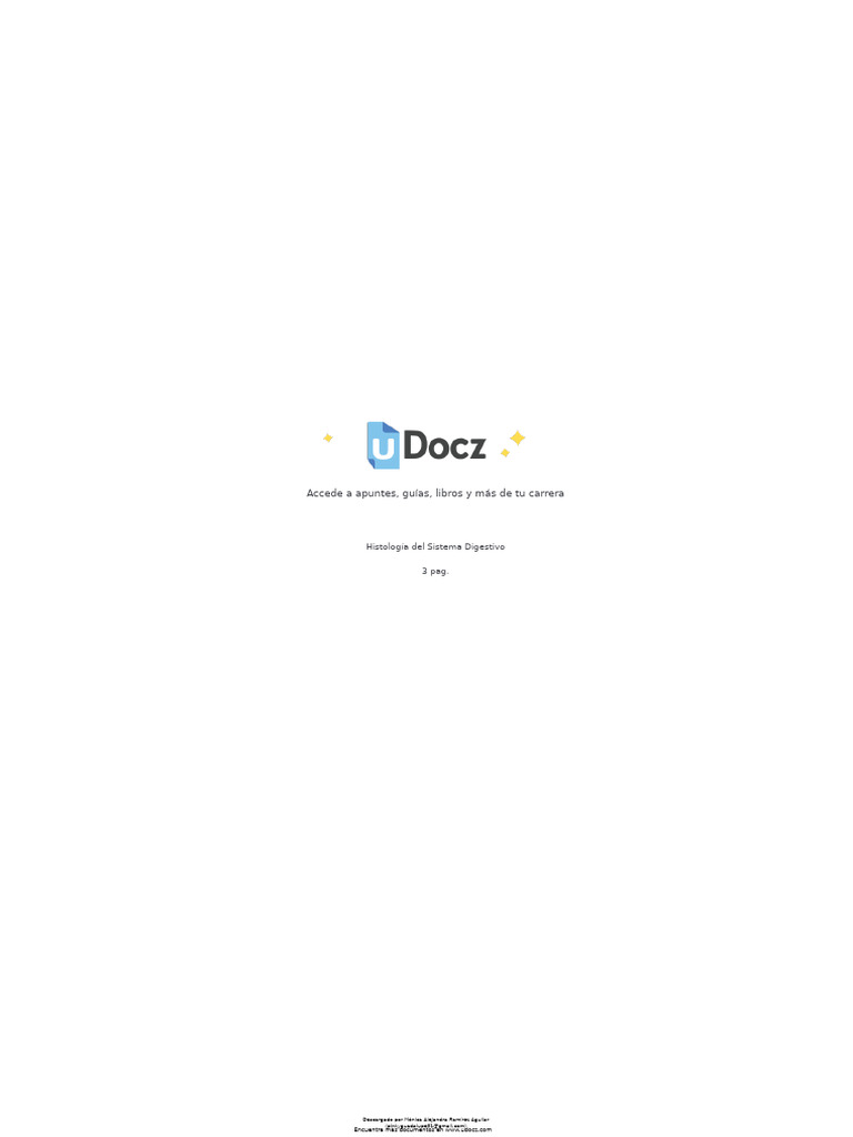 Histologia Del Siste 356946 Downloadable 3606865 | PDF | Estómago | Digestión