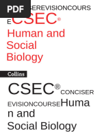 Concise Revision Course Csec HSB - Compress | PDF | Cell (Biology) | Chart