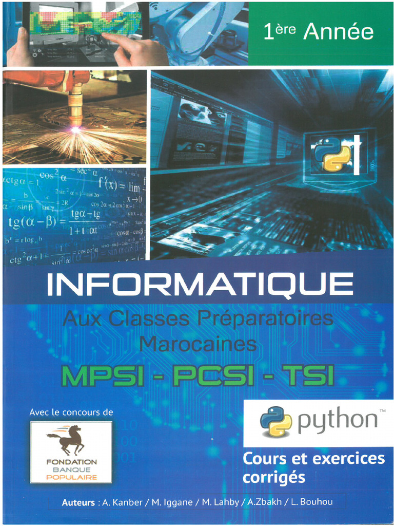 Informatique Aux CPGE Marocaines MPSI - PCSI TSI | PDF