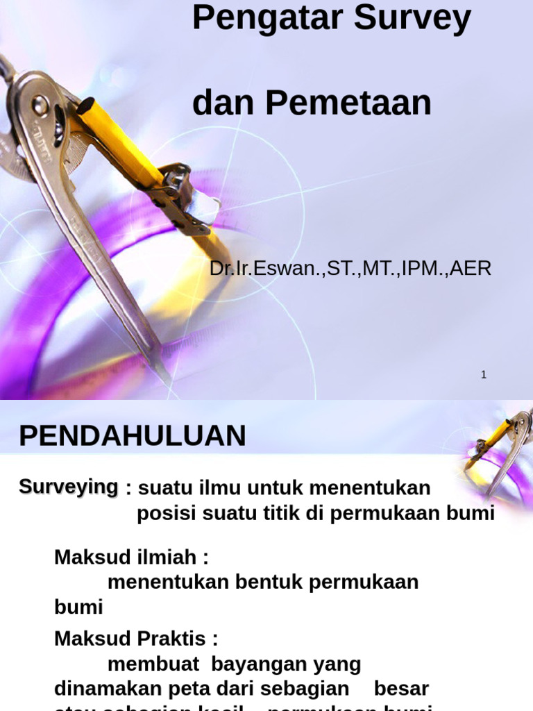 Ilmu Ukur Tanah III (RABU 2023) 1.2. - .24 | PDF