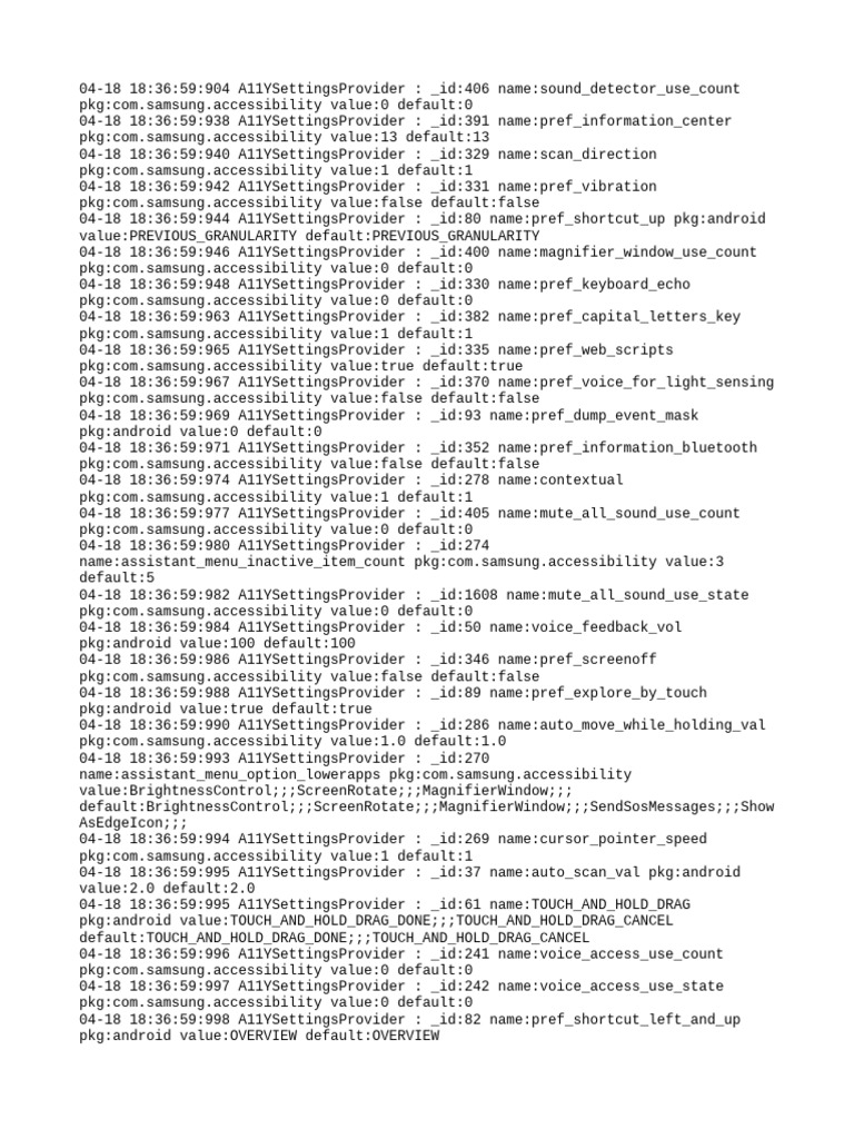 A11yprovider Log | PDF | Tablet Computer | Smart Devices