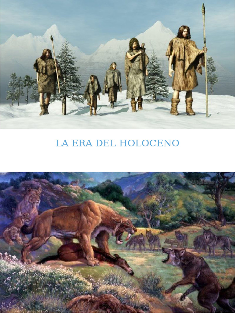 LA ERA DEL HOLOCENO Tare | PDF | Holoceno | Geografía Física