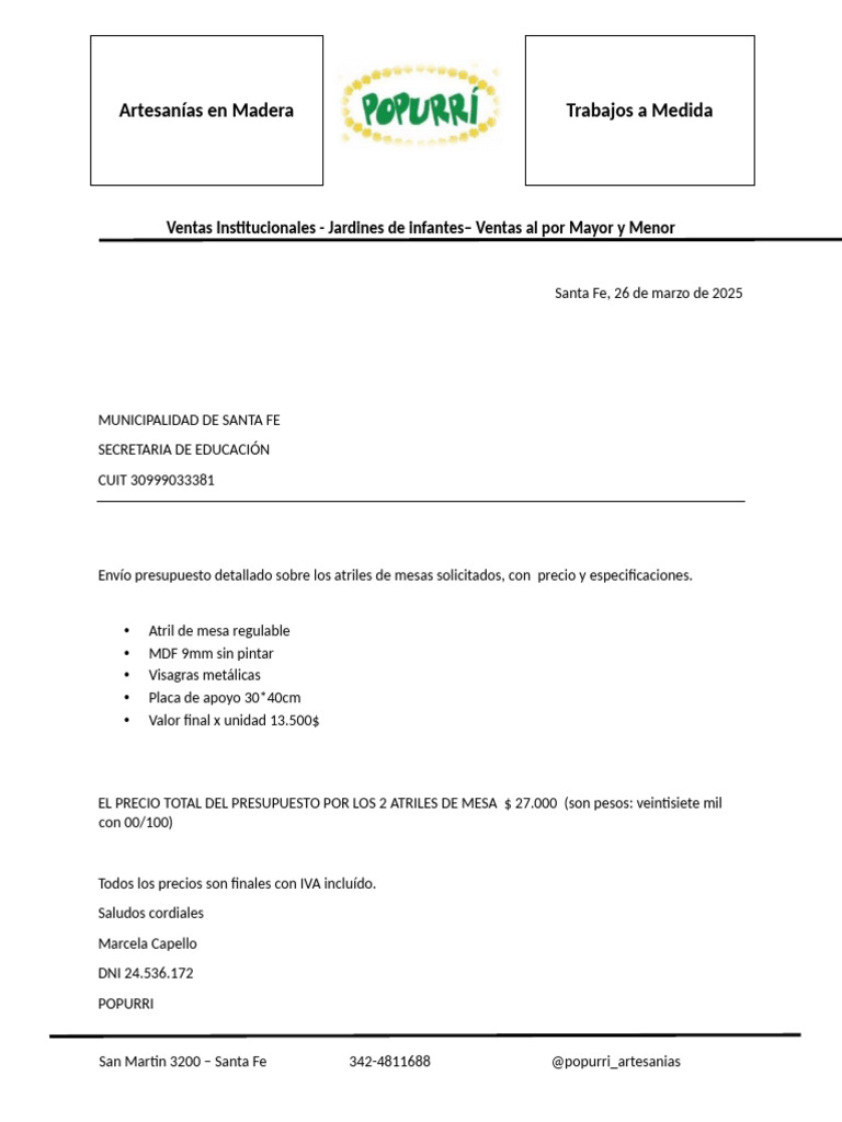 membrete popurri | PDF