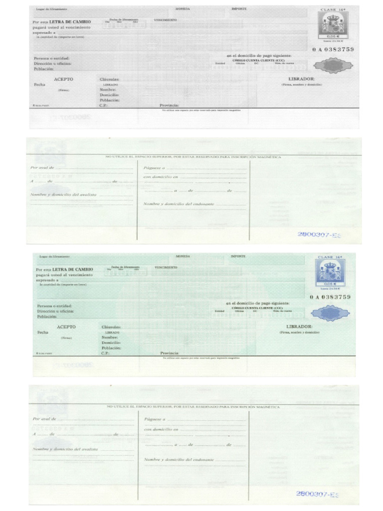 modelo letra y cheque (1) | PDF