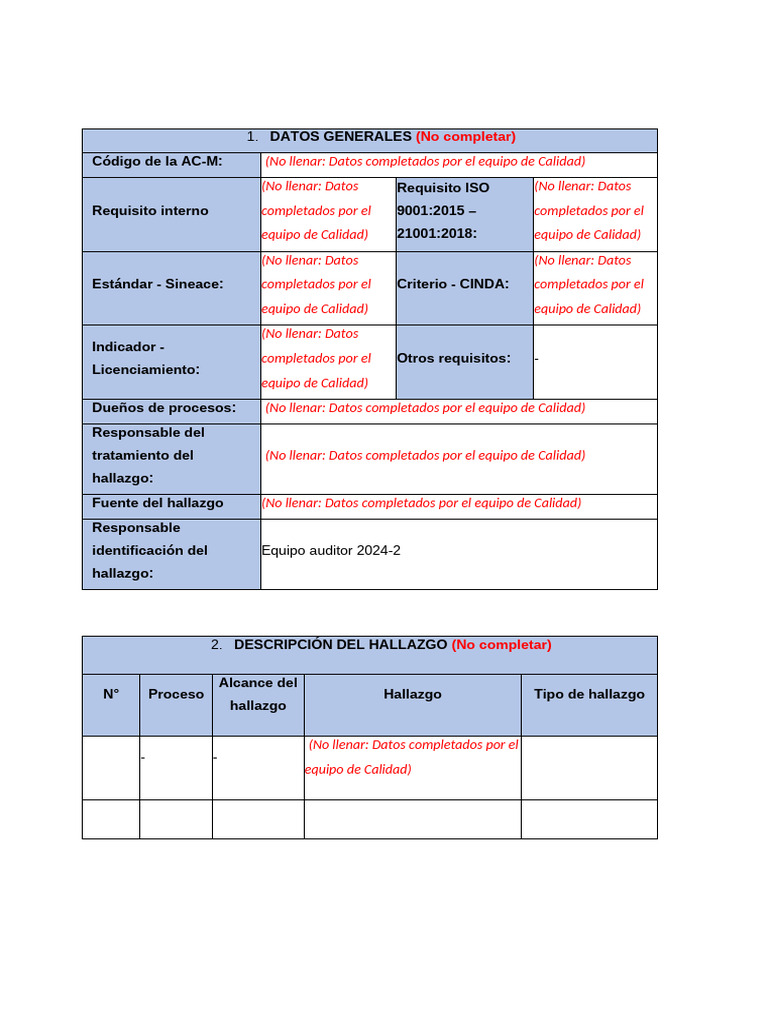 Guía de Registro de TACME 3 | PDF | Enseñando | Laboratorios