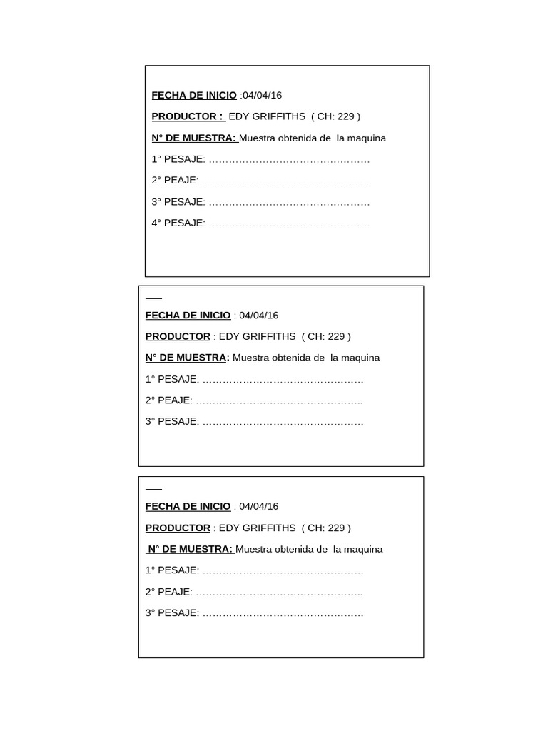 Planilla para Secado | PDF